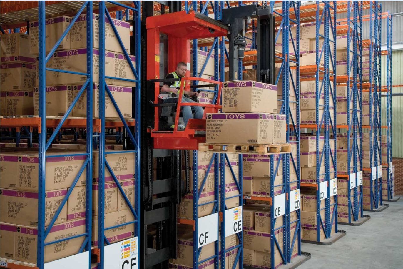 Very Narrow Aisle Pallet Racking | Redirack