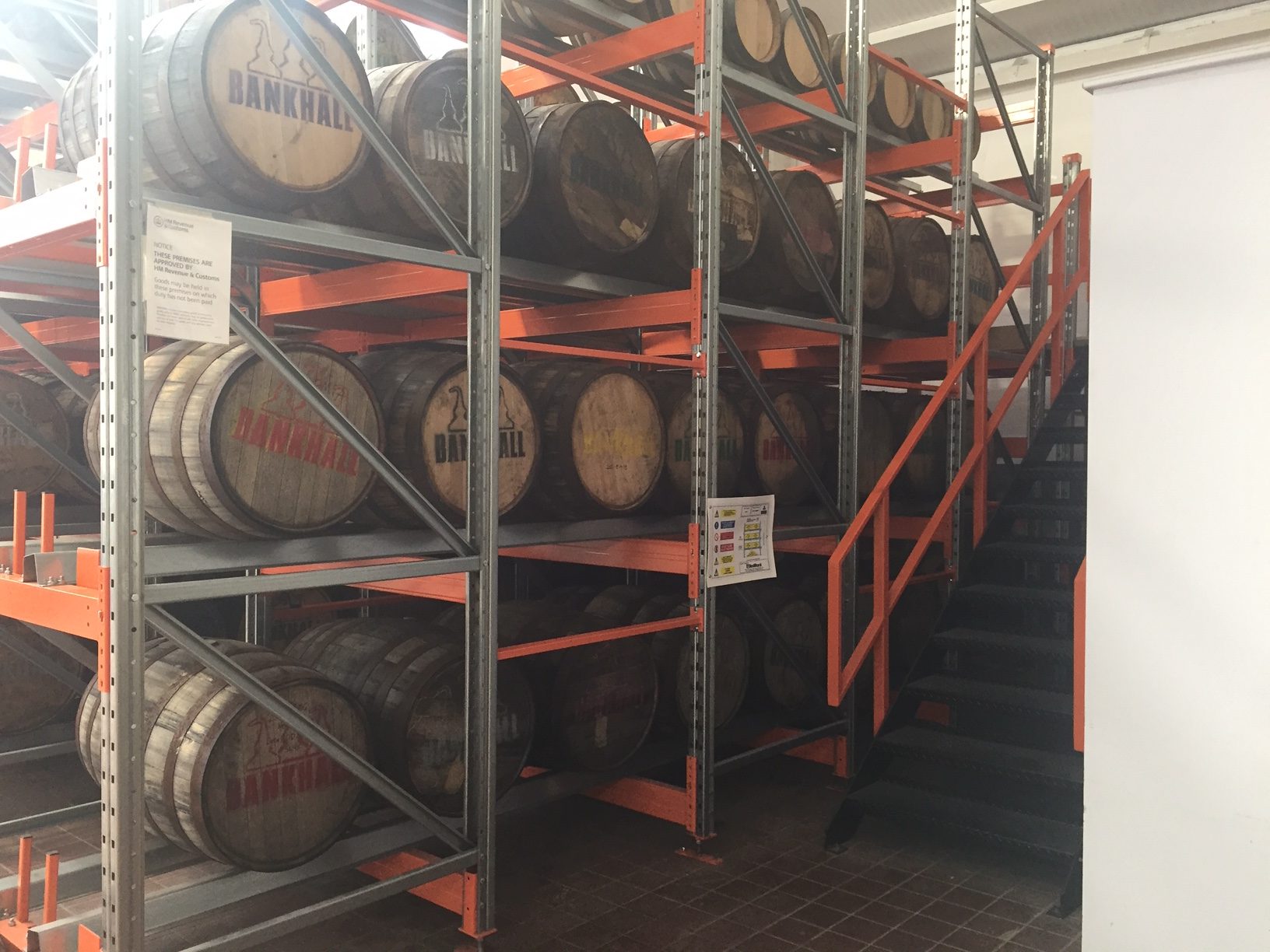 Bespoke Pallet Racking Solution | UK Wines & Spirits Manufacturer